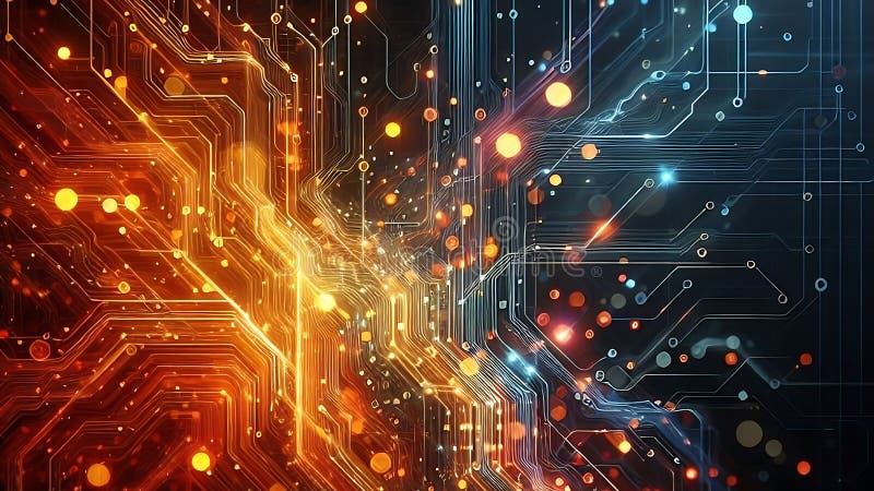 Ethereal Glow Spectrum stock illustration. Illustration of right ...