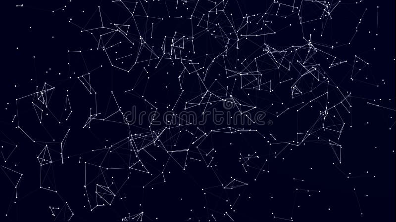 Abstract Digital Connection Dots Technology Background Network Connection Structure Plexus