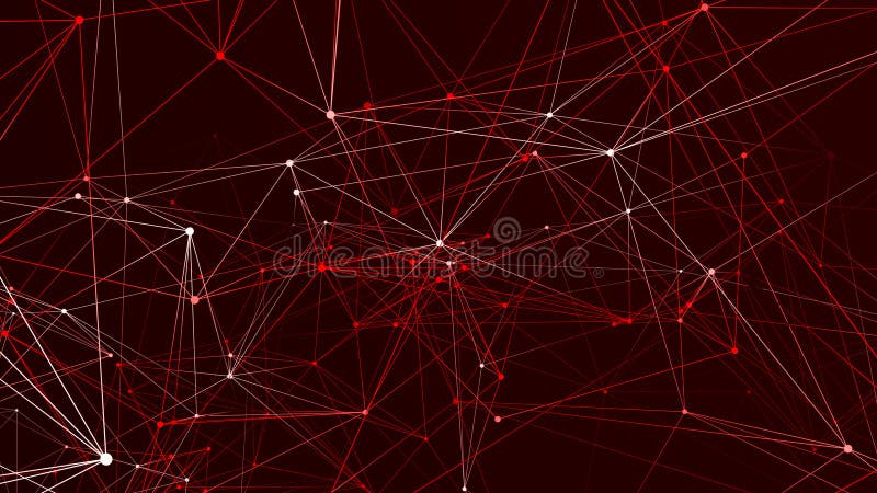 Abstract Digital Connection Dots Technology Background Network Connection Structure 3d