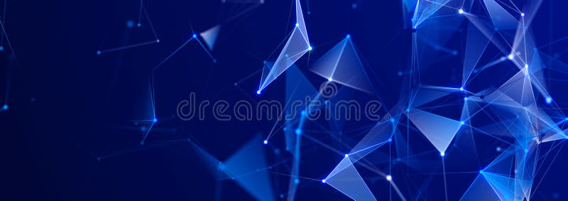 Abstract Digital Connection Dots Technology Background Network Connection Structure 3d