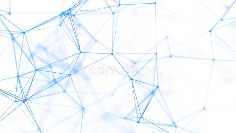 Abstract Digital Connection Dots Technology Background Network