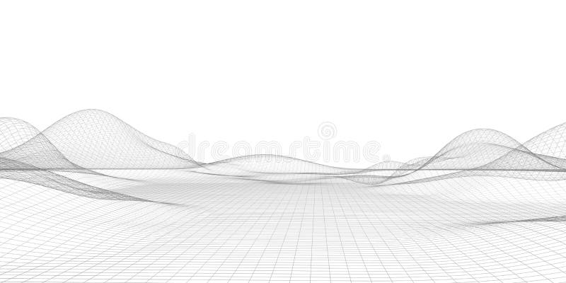 Abstract Digital Connection Structure Line Future Table Abstract ...