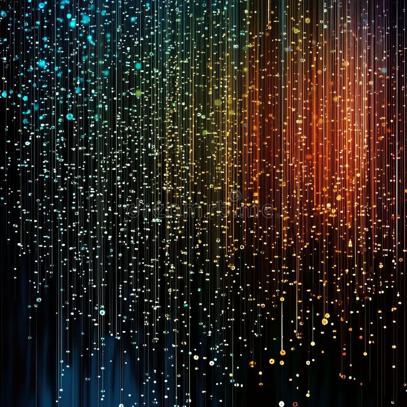 Abstract Digital Data Flow Background for IoT Concept Visuals Stock ...