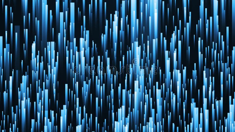 Abstract Digital Data Line Stream Network Falling Speed Lines
