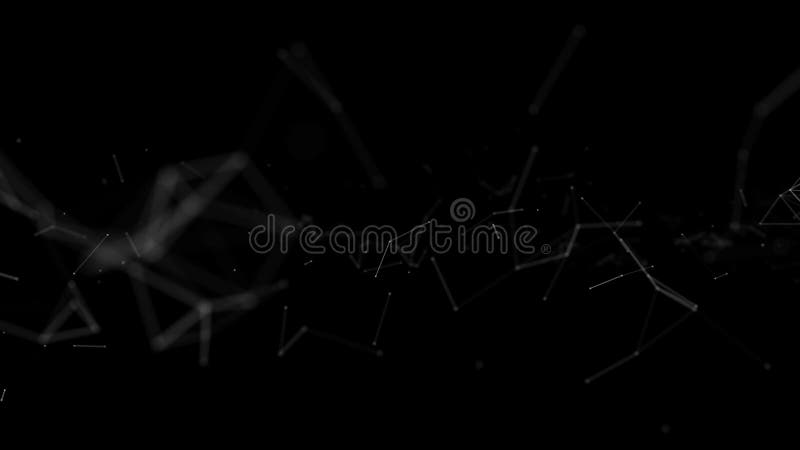 Abstract Digital Data Plexus Technology Background Loop Stock Video - Video of film, complexe ...