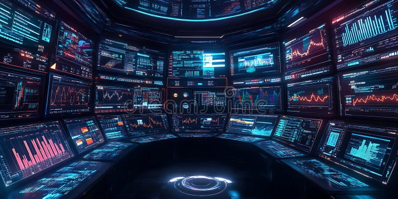 Abstract Digital Data Stream Background Texture Stock Illustration ...