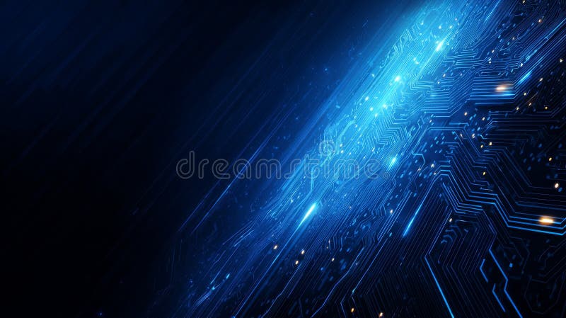 Abstract Digital Data and Technology Designs in a 16x9 Ratio Background ...