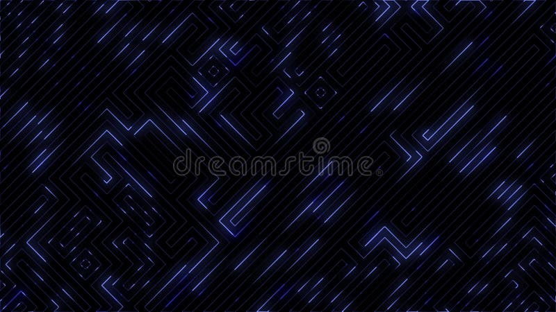 Abstract Digital Data Transfer with Colorful Vertical Lines on Black ...