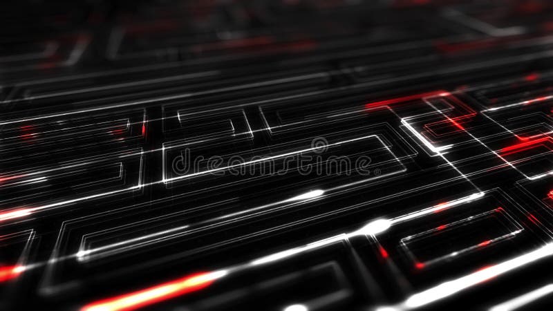 Abstract Digital Data Transfer with Colorful Vertical Lines on Black ...
