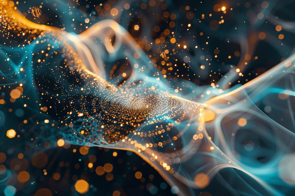 Abstract Digital Data Visualizations Artificial Intelligence ...