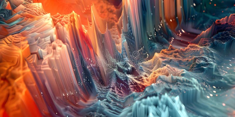 Abstract Digital Design Background, Digital Art Abstract Background ...