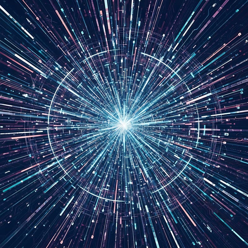 Ultra HD Tech Abstract Background Futuristic AI Generated Digital ...