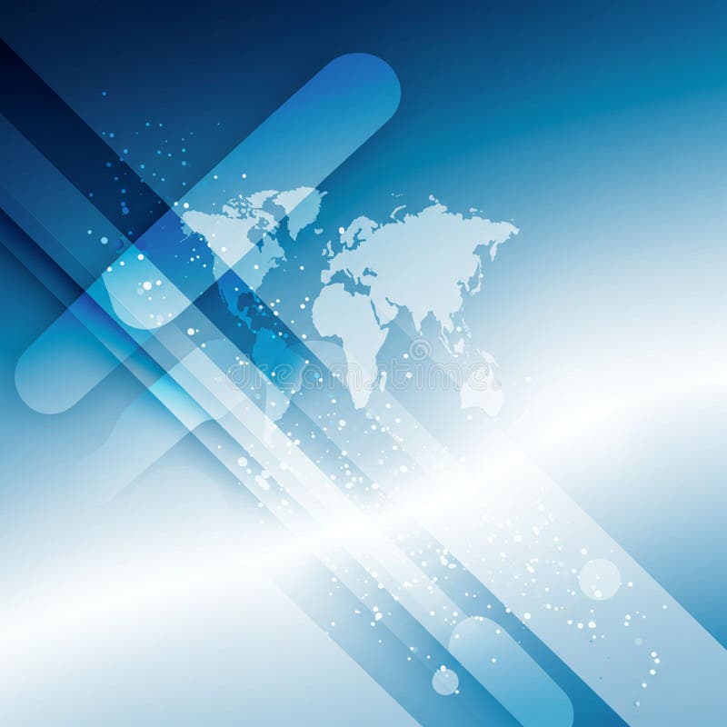 Abstract Digital Design Featuring a World Map Overlay on a Gradient ...