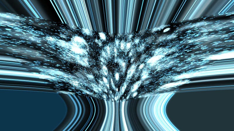 Abstract Digital Design Multiple Color Particle Effect Stock ...