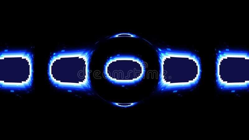 Abstract Digital Design Multiple Color Particle Effect Stock Illustration - Illustration of ...