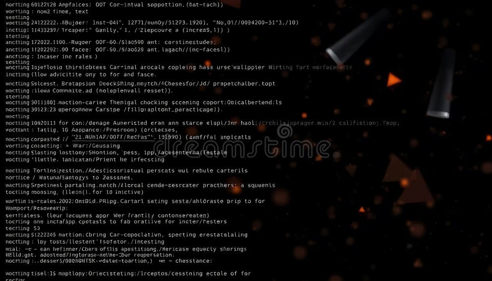 Scrolling Code Stock Illustrations – 442 Scrolling Code Stock ...