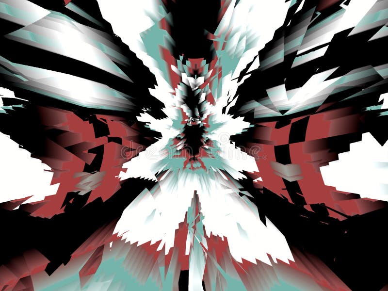 Abstract Digital Edited Color Photography Stock Illustration ...