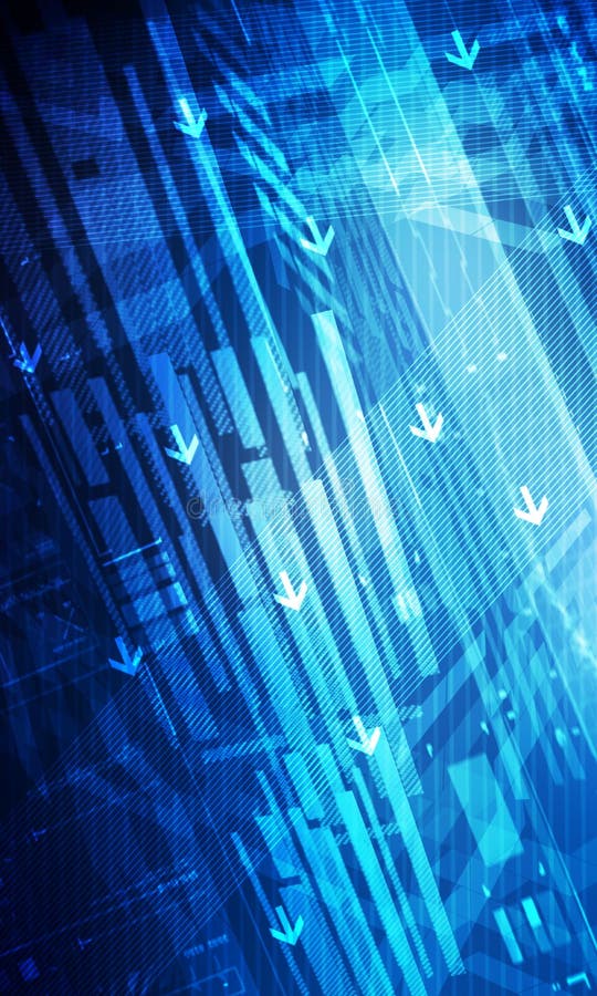 Abstract Digital Enterprise Background Design Stock Illustration ...