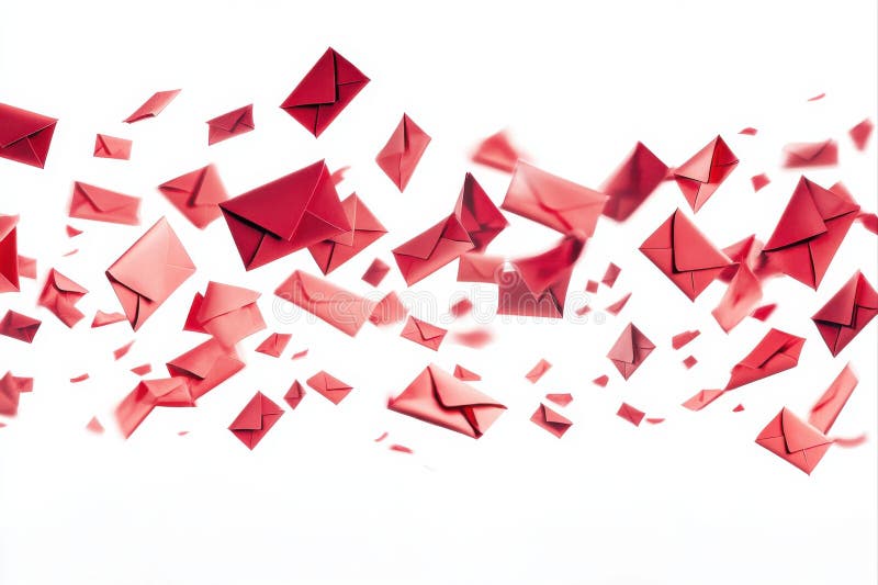 Abstract Digital Environment Dynamic Red Envelope Cascade in ...