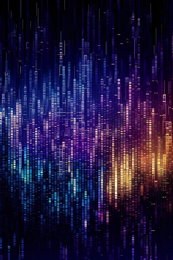 Abstract Digital Equalizer Background. Vector Illustration for Your ...