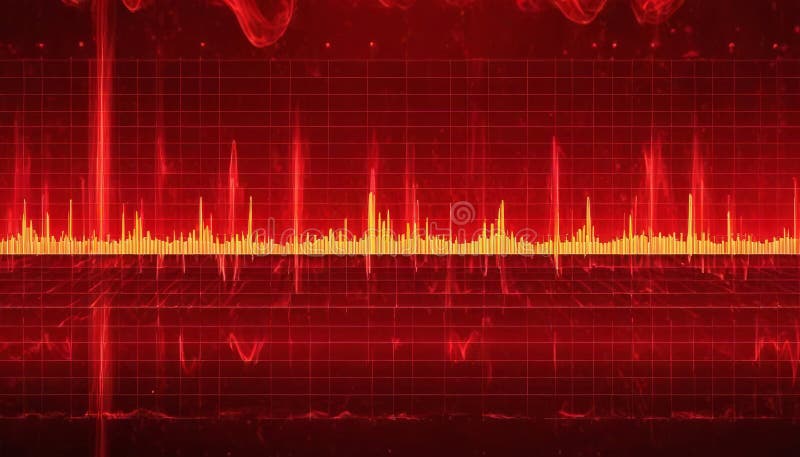 Abstract Digital Equalizer, Sound Wave Pattern Element, Sound Waves ...