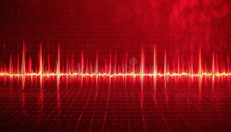 Abstract Digital Equalizer, Sound Wave Pattern Element, Sound Waves ...