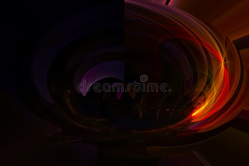 Abstract Shape Flame Effect Concept Wave Shape Science Fantasy Stock ...