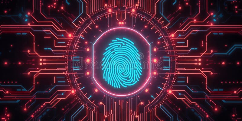 Fingerprint Neon Stock Illustrations – 2,713 Fingerprint Neon Stock ...
