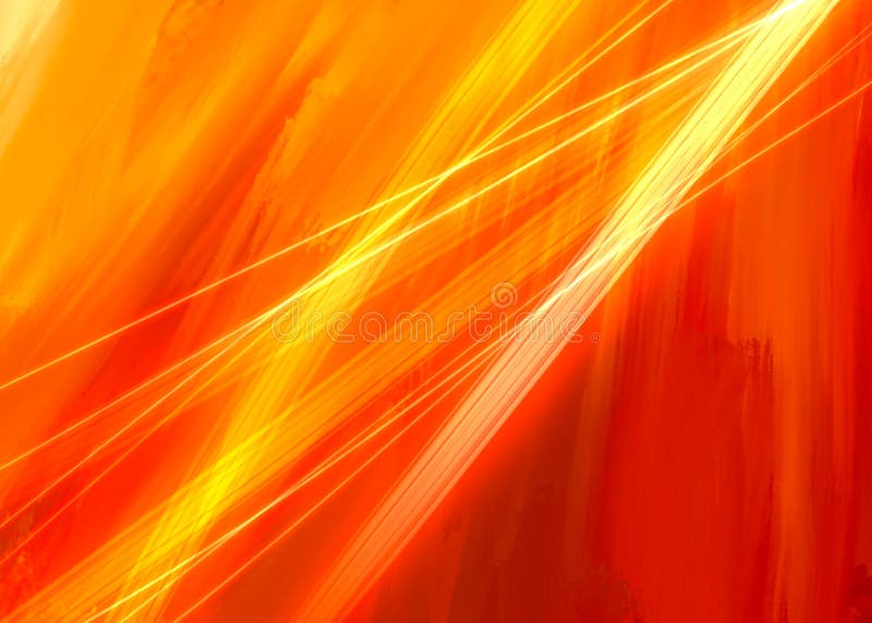 Abstract Digital Fire Flames Painting Stock Image - Image of blurred ...