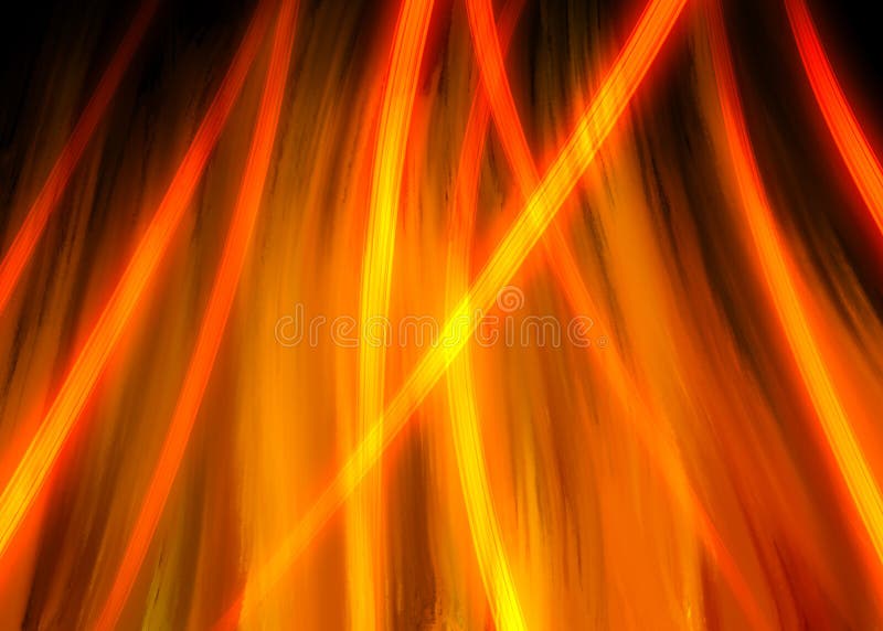 Abstract Digital Fire Flames Painting Stock Photo - Image of wallpaper ...