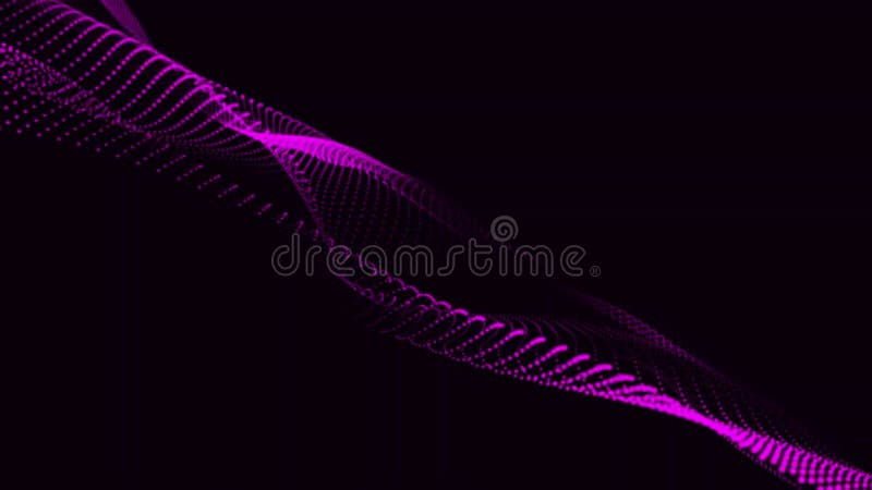 Abstract Digital Forms Background. Trapcode Form Glowing Dots and Lines ...