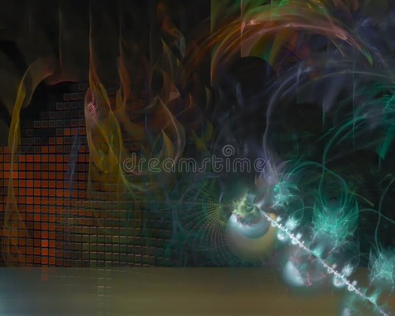 Abstract Digital Magic Template Curl Fractal Fantasy Creative, Artistic ...