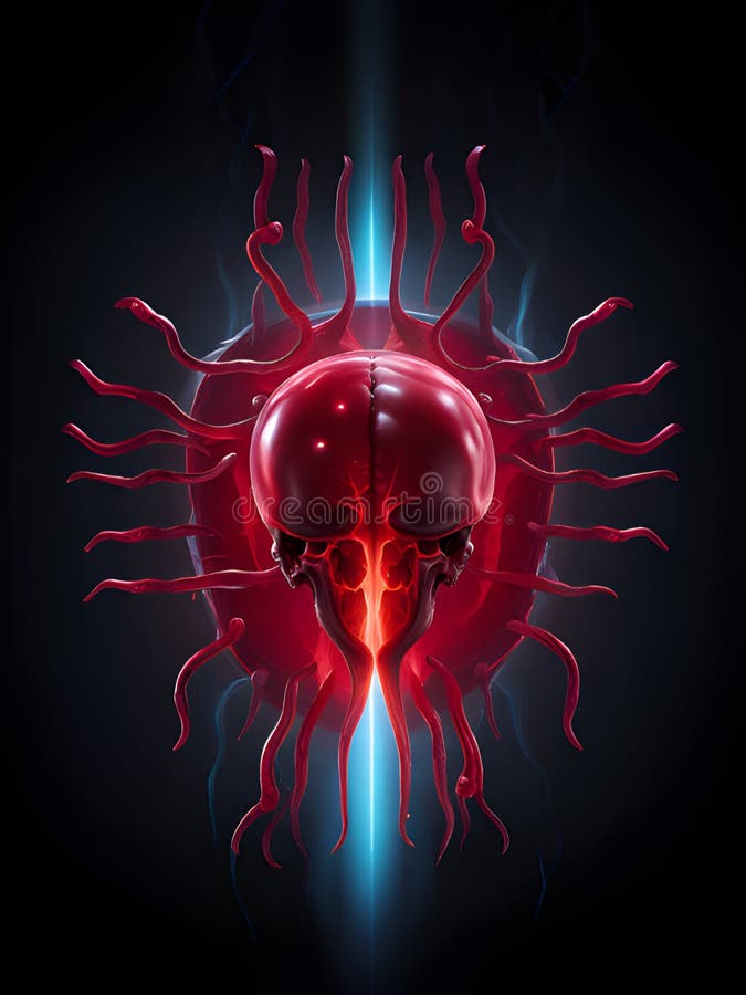 Abstract Digital Fractal Fantasy Design Stock Illustration ...