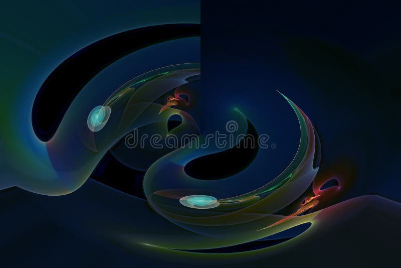 Abstract Digital Fractal Light Energ Creativey Decoration Texture ...