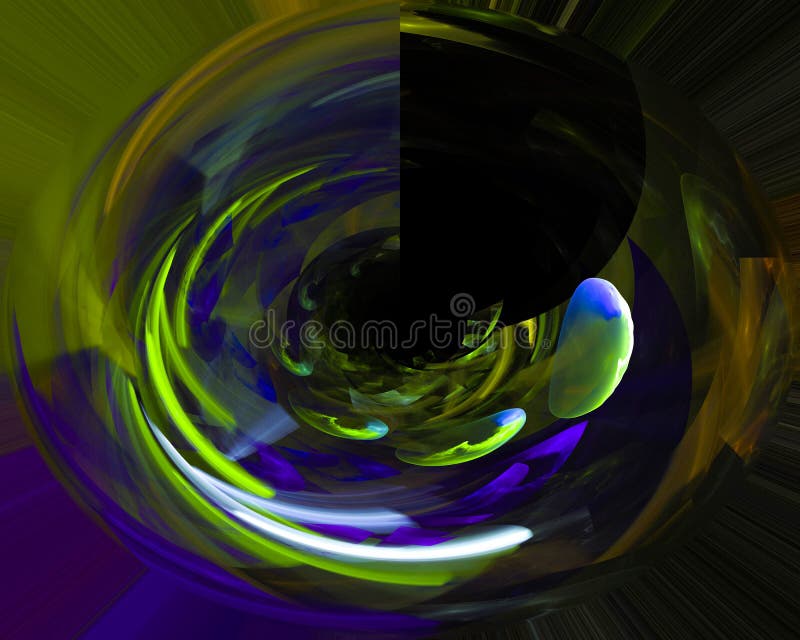 Abstract Digital Fractal, Modern Style Beautiful Texture Pattern ...