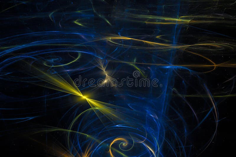 Abstract Digital Fractal Space Element Cosmic Power Magic Pattern ...