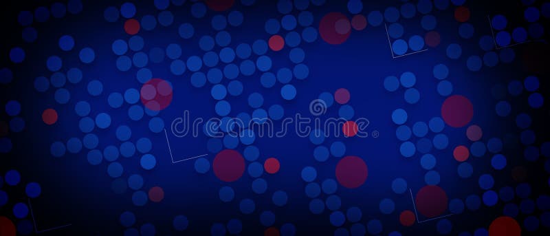 Abstract Digital Futuristic Technology Pixel Panoramic Banner ...