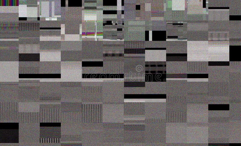 Abstract Digital Glitch Background. Colored Pixels with Noise Stock ...