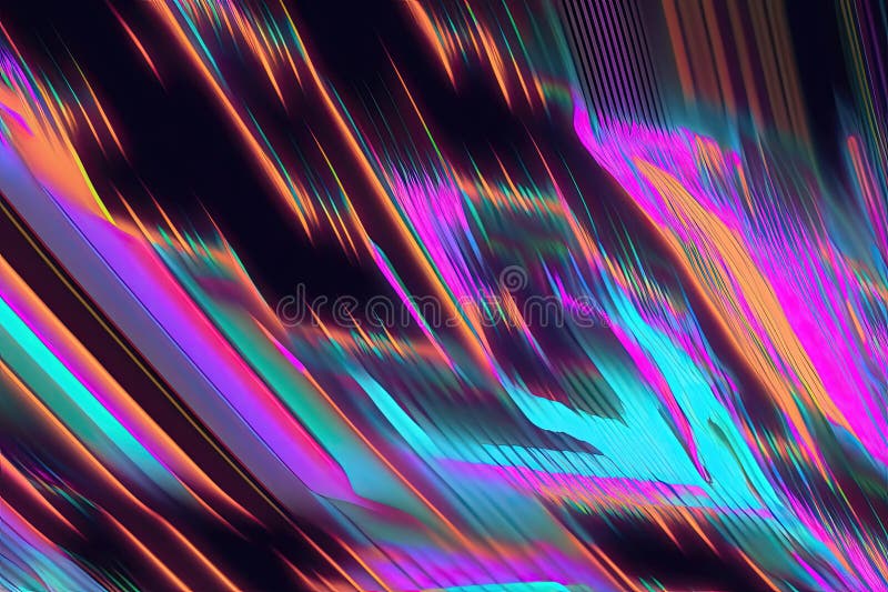 Abstract Digital Glitch Noise Texture Psychedelic Pattern. Distortion ...