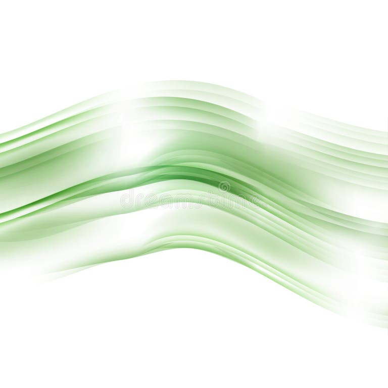 Abstract Digital Green Gradient Waves. Vector Beautiful Green Concept ...