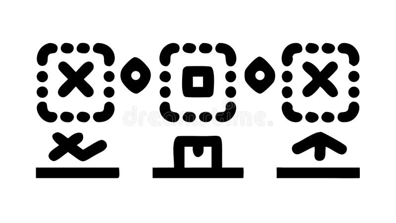 Abstract Digital Grid Pattern Structured Data System Vector Design Generative Ai Stock Vector