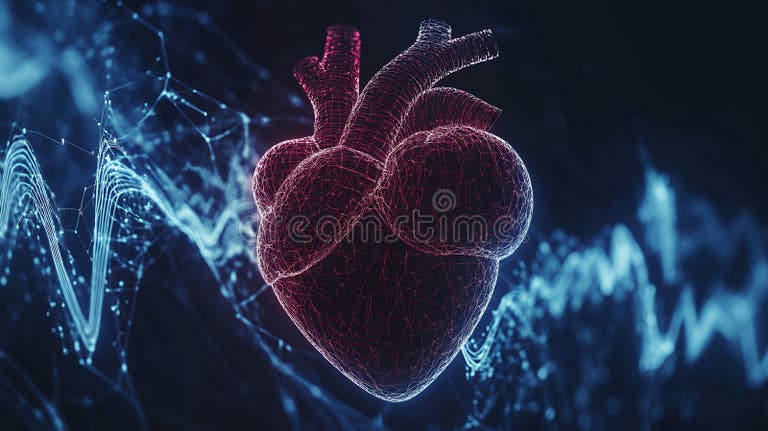 Abstract Digital Heartbeat Networked Cardiac Anatomy Visualization ...