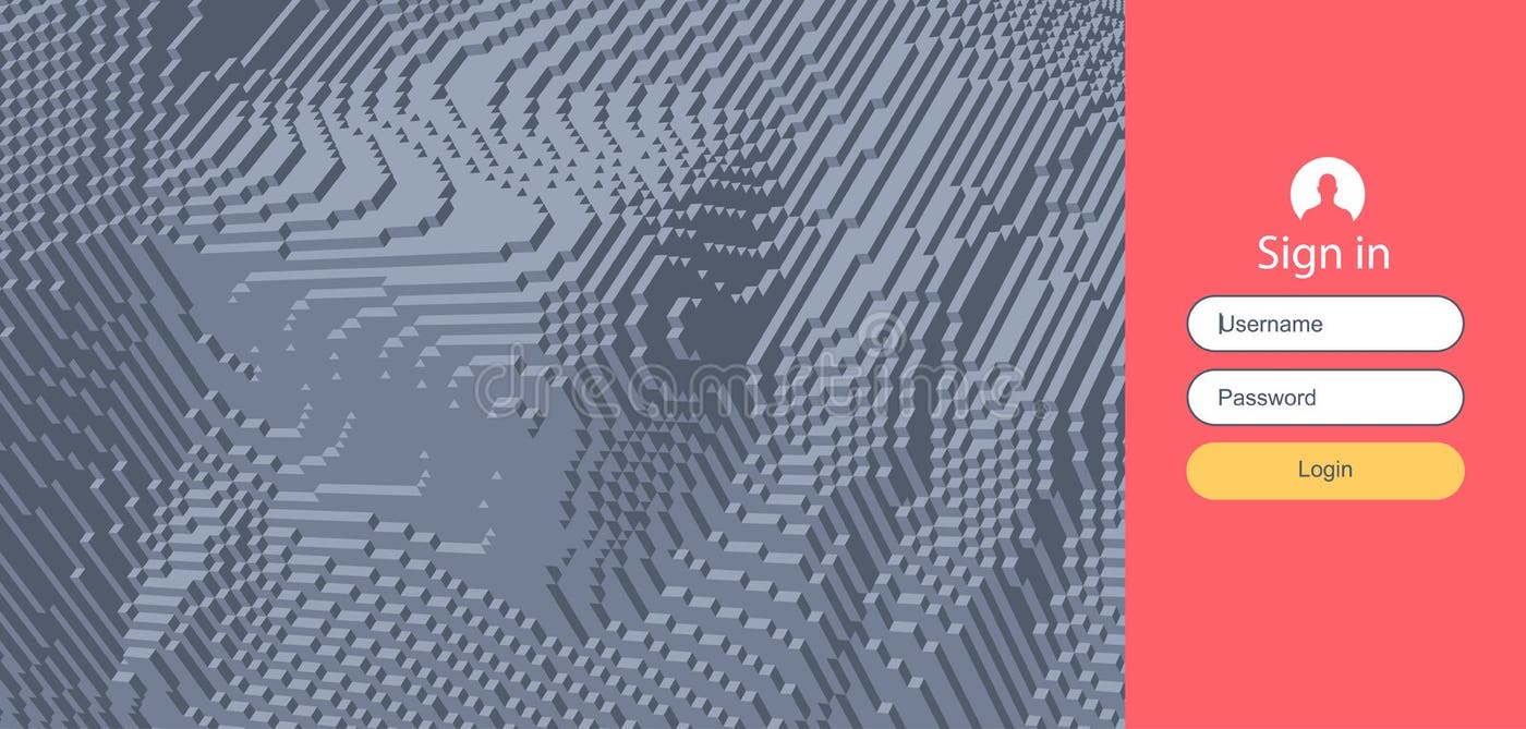 Pixel Art Login Screen Stock Illustrations – 19 Pixel Art Login Screen ...