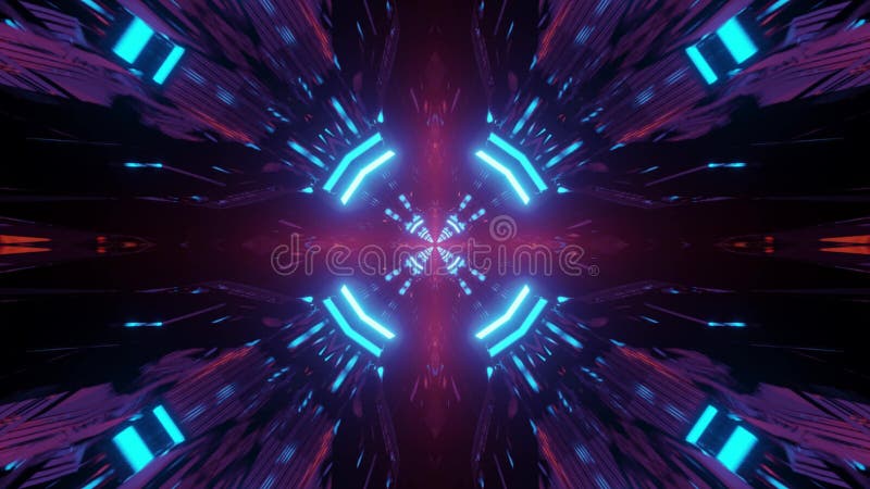 Abstract Digital Illustration Background with a Blue Radiating Pattern ...