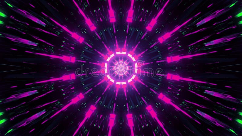 Abstract Digital Illustration Background with a Pink Radiating Pattern ...