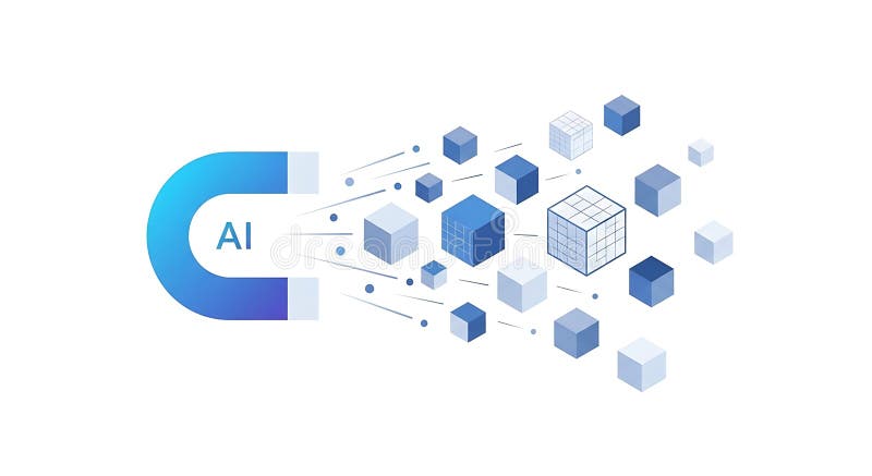 An Abstract Digital Illustration Depicting the Concept of Artificial ...