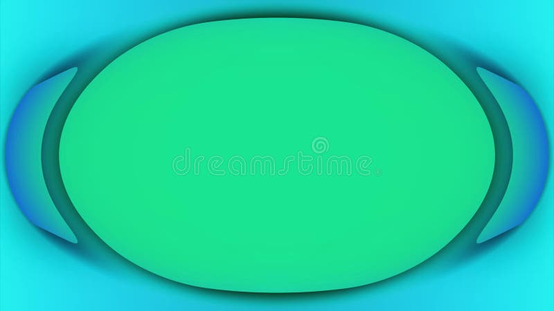 Abstract Green and Blue Oval Frame with Shadow Stock Video - Video of ...