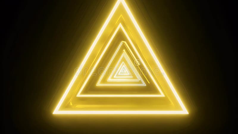 Glowing Yellow Vfx Neon Contours of Palms Waving at the Camera. Concept ...