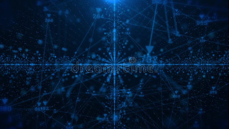 Abstract Digital Information Futuristic Visualization Analytics 4K ...
