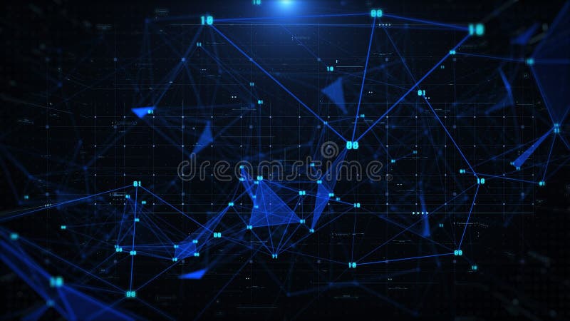 HUD Futuristic Virtual Hologram Digital Data Network Connection ...